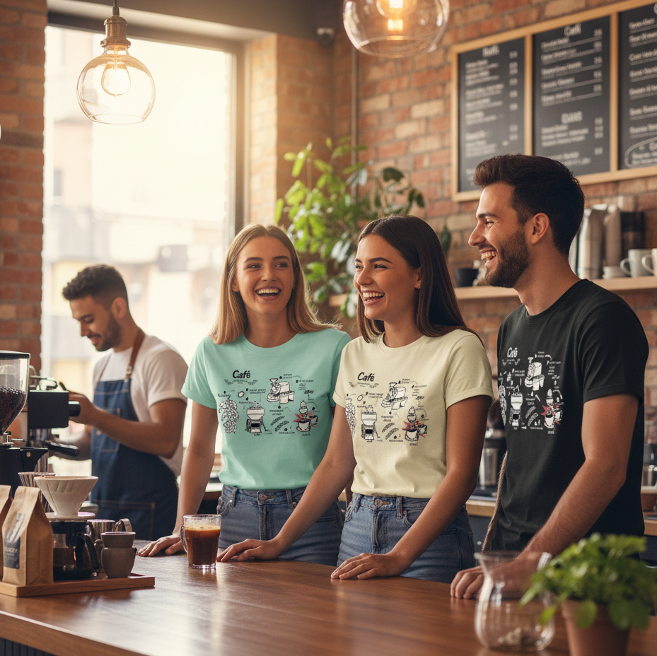 Playera Proceso del Café - Algodón Coffee Lover | Sirius Coffee
